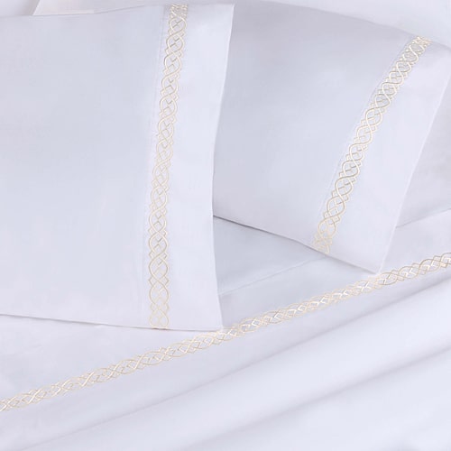 Click here for SUPERIOR Egyptian Cotton Embroidered 1000tc Pillow... prices