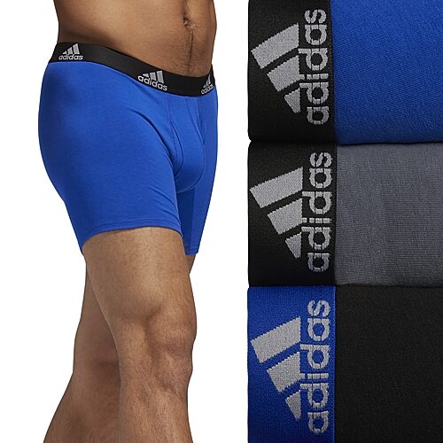 Click here for adidas Cotton Mens 3 Pack Boxer Briefs 5152359a  M... prices