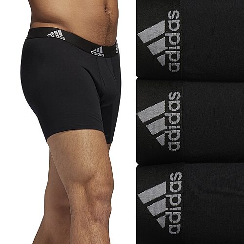 Click here for adidas Cotton Mens 3 Pack Boxer Briefs 5152359a  S... prices
