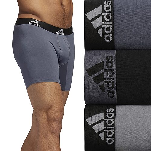 Click here for adidas Cotton Mens 3 Pack Boxer Briefs 5152359a  S... prices