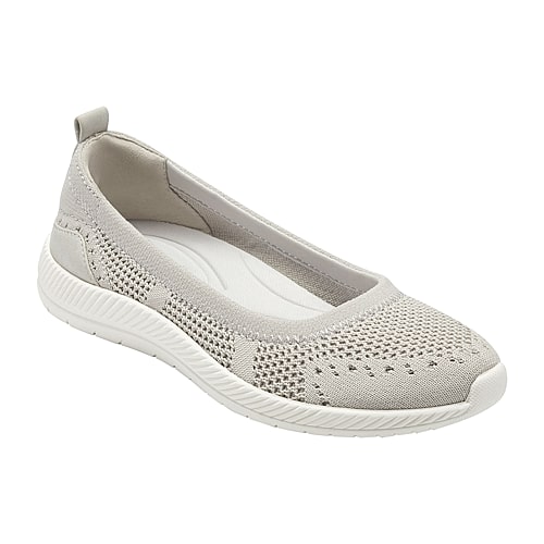 Easy Spirit Glitz Womens Round Closed Toe Slip-On Shoe  12 Medium  Beige