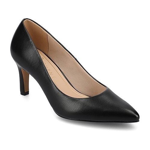 Journee Collection Womens Scylee Pointed Toe Dress Pumps - Black