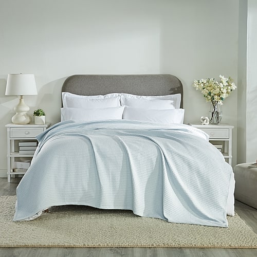 Click here for Better Trends Janiya Waffle Lightweight Blanket  O... prices