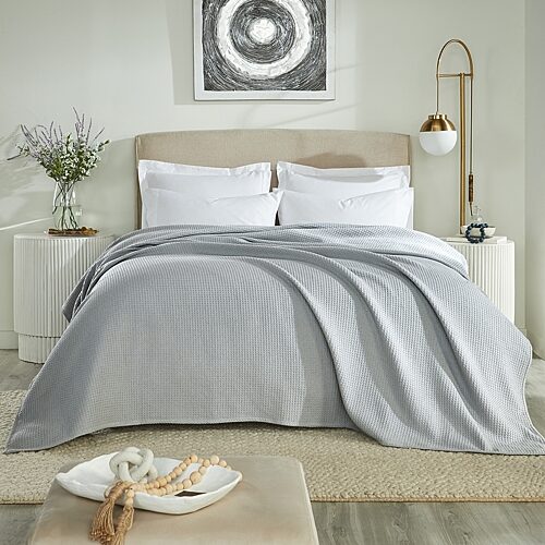Click here for Better Trends Janiya Waffle Lightweight Blanket  O... prices