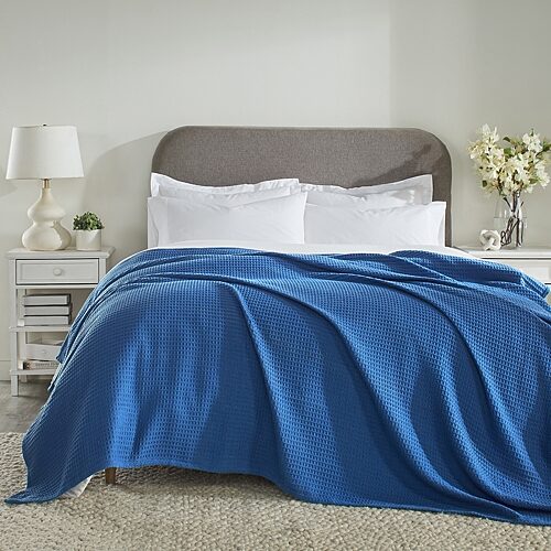 Click here for Better Trends Janiya Waffle Lightweight Blanket  O... prices