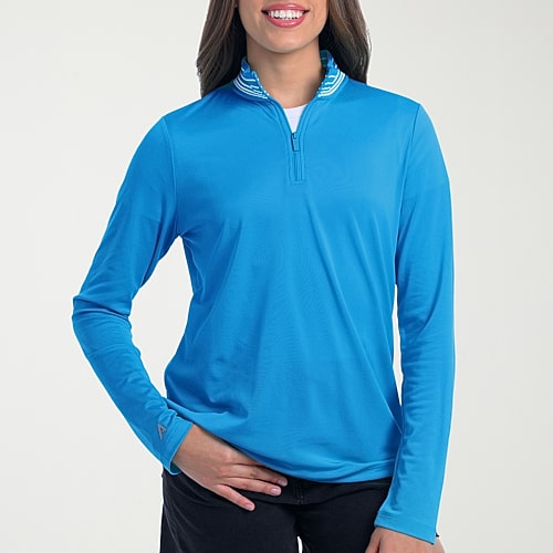 Click here for Antigua Spring 2025 Womens Mock Neck Long Sleeve Q... prices
