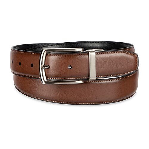 Click here for Mens Haggar(R) 32mm Reversible Stretch Belt - Cogn... prices