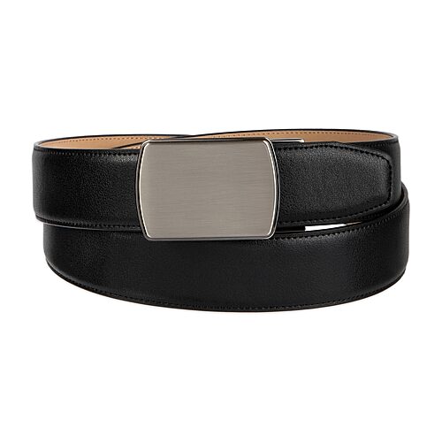 Click here for Mens Haggar(R) 35mm Tension Plaque Belt - Black prices
