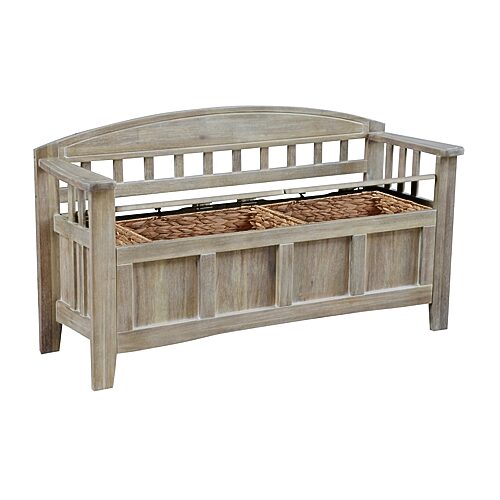 Click here for Aria Storage Bench  One Size  White prices
