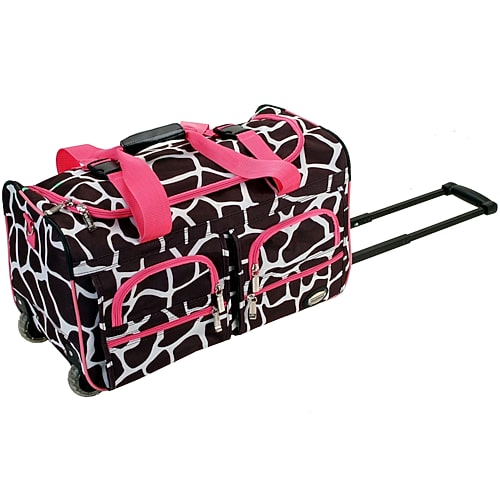 Click here for Rockland 22 Carry-On Rolling Duffle Bag - Giraffe... prices