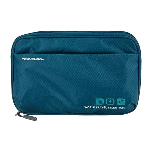 Travelon World Travel Essentials Tech Organizer - Blue