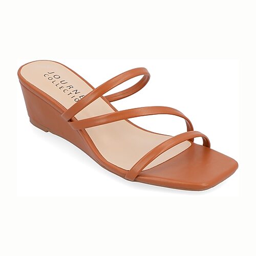 Click here for Journee Collection Womens Takarah Strappy Asymmetr... prices