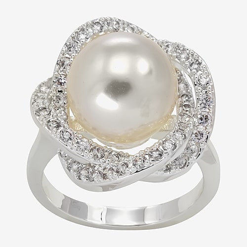 Click here for Sparkle Allure Womens White Simulated Pearl Pure S... prices