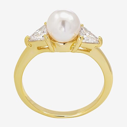 Click here for Sparkle Allure Womens 7MM Simulated Pearl 14K Gold... prices