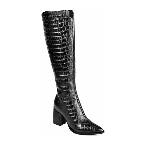 Click here for Journee Signature Womens Laila Stacked Heel Dress... prices