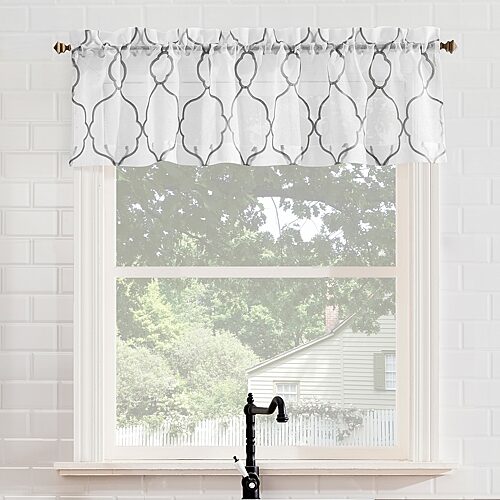Click here for No 918 Micah Rod Pocket Tailored Valance  One Size... prices