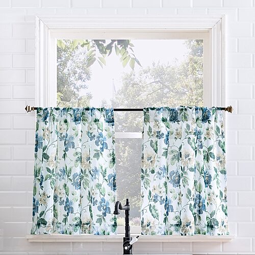 Click here for No 918 Delana 2-pc. Rod Pocket Window Tier  One Si... prices