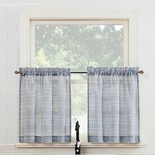 Click here for No 918 Teagan 2-pc. Rod Pocket Window Tier  One Si... prices