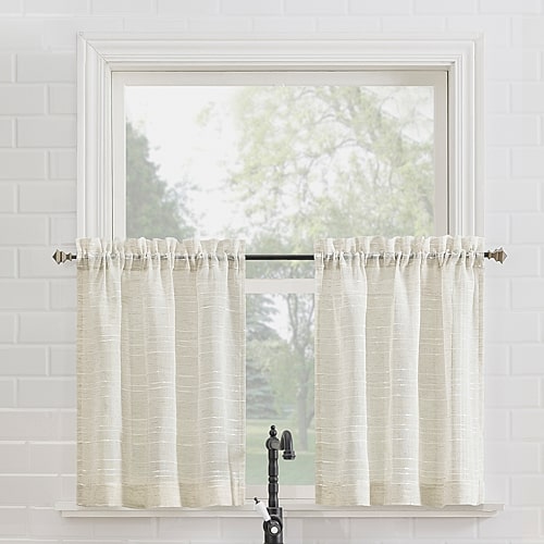 Click here for No 918 Teagan 2-pc. Rod Pocket Window Tier  One Si... prices
