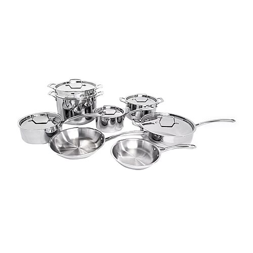 Click here for BergHOFF Professional 13pc Tri-Ply 18/10 Stainless... prices