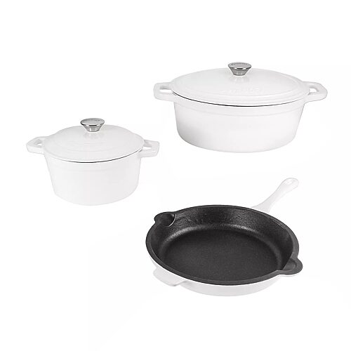 Click here for BergHOFF Neo 5pc Cast Iron Dutch Oven Set with 10... prices