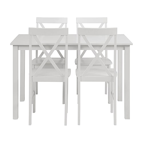 Click here for Eugene Farmhouse 5-PC Dining Set  One Size  White prices