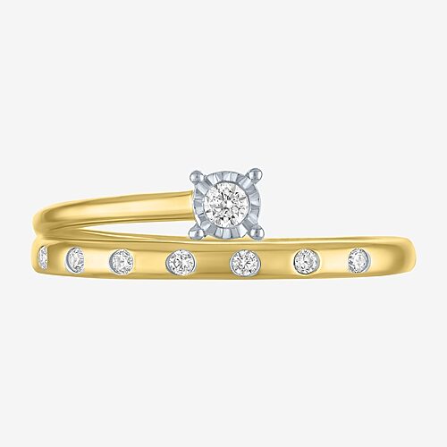 Click here for Diamond Addiction (G-H / Si2-I1) Womens 1/10 CT. T... prices