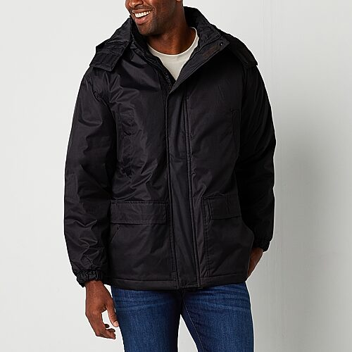 Click here for Victory Mens Hooded Midweight Parka  Large  Black prices