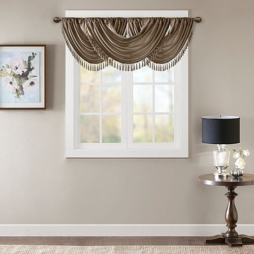 Click here for Madison Park Juline Faux Silk 38W X 46L Rod Pocket... prices