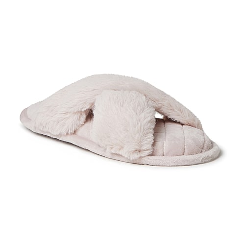 Click here for Dearfoams Jessica Womens Slip-On Slippers  Small... prices