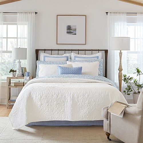 Click here for Laura Ashley Felicity Floral Reversible Quilt Set... prices