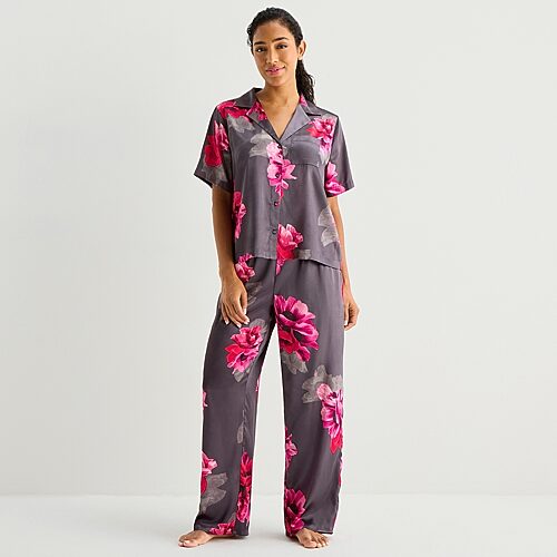 Click here for Ambrielle Womens Satin Short Sleeve 2-pc. Pajama S... prices