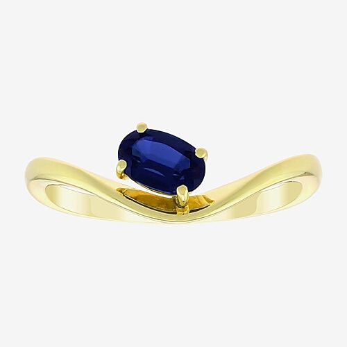 Click here for Lab Created Gemstone 14K Gold Over Silver Oval Sol... prices