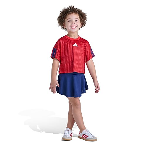 Click here for Toddler Girl adidas(R) Soccer Top & Skort Set prices