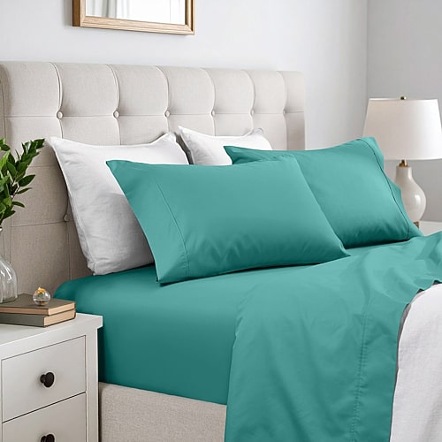Click here for Superior Solid 600TC Cotton Blend Deep Pocket Shee... prices