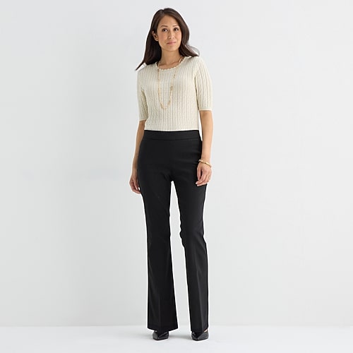 Click here for Liz Claiborne Lisa Womens Tall Flare Pull-On Pant... prices