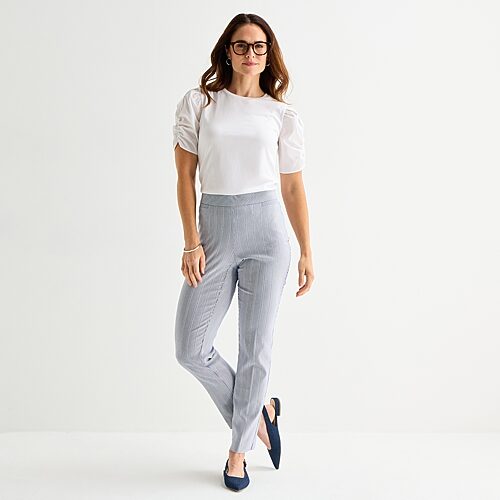 Click here for Liz Claiborne Lisa Womens Straight Pull-On Pant  1... prices