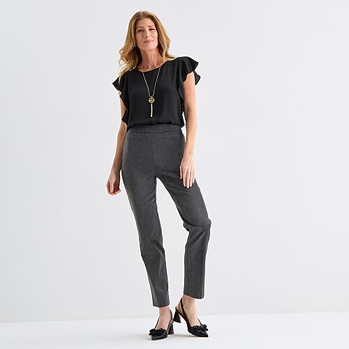 Click here for Liz Claiborne Lisa Womens Straight Pull-On Pant  8... prices