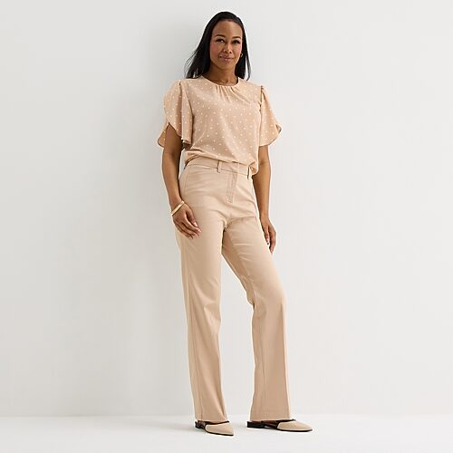Click here for Liz Claiborne Emma Womens Flare Mid Rise Trouser... prices