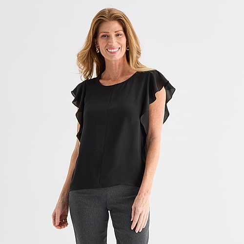 Click here for Liz Claiborne Womens Crew Neck Short Sleeve Blouse... prices