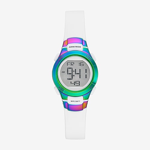 Click here for Armitron Womens Multi-Function White Strap Watch 4... prices