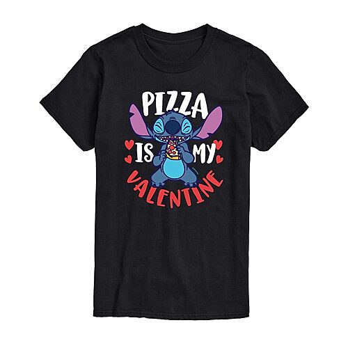 Click here for Mens Crew Neck Short Sleeve Lilo & Stitch Valentin... prices