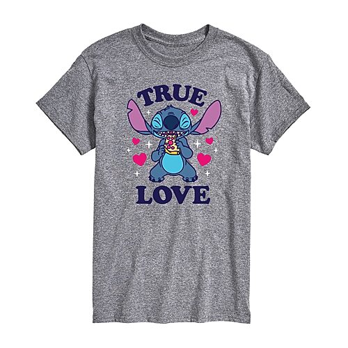 Click here for Mens Crew Neck Short Sleeve Lilo & Stitch Valentin... prices