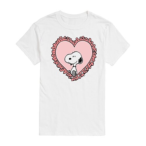 Click here for Airwaves Mens Peanuts Snoopy Heart Short Sleeve T-... prices