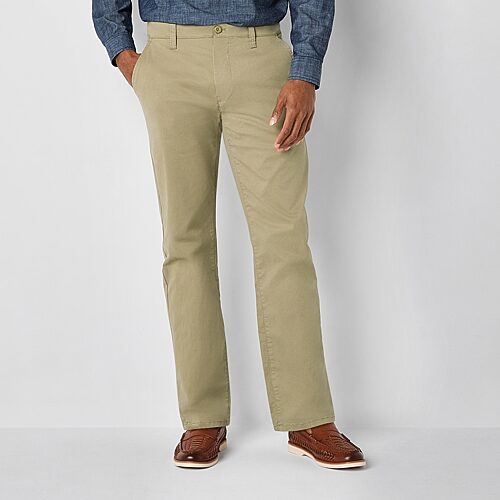 Click here for mutual weave Standard Chino Mens Relaxed Fit Flat... prices