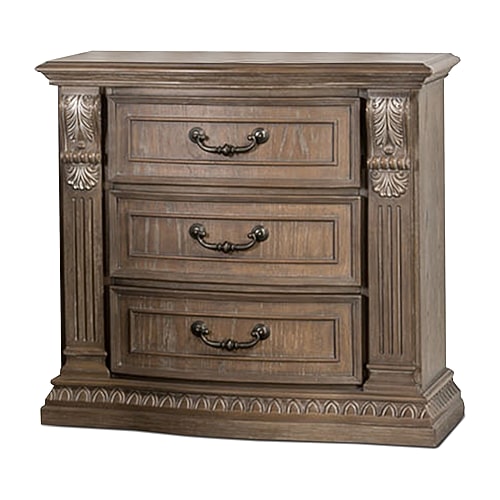 Click here for Furniture of America Seven Oaks 3-Drawer Nightstan... prices