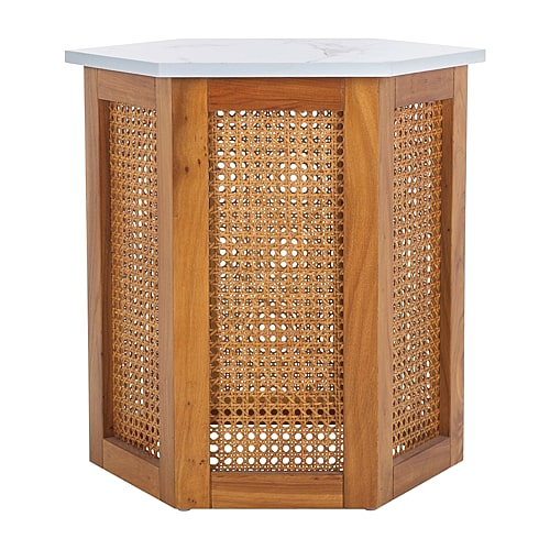 Click here for Danez Accent Table  One Size  White prices