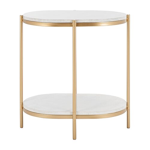 Click here for Safavieh Dove End Table - White/gold prices