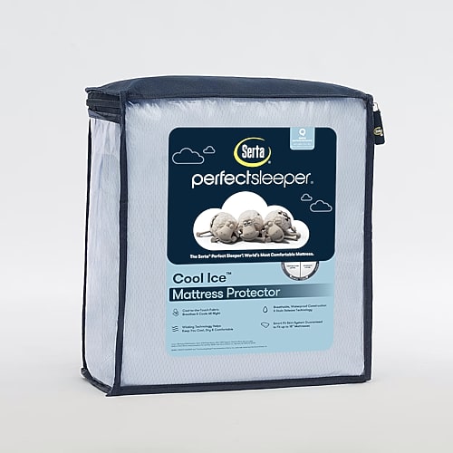 Click here for Serta Cool Ice Mattress Protectors  One Size  Whit... prices