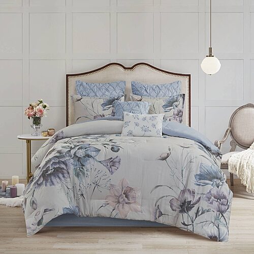 Madison Park Cassandra 8-Pc. Comforter Set  King - Blue